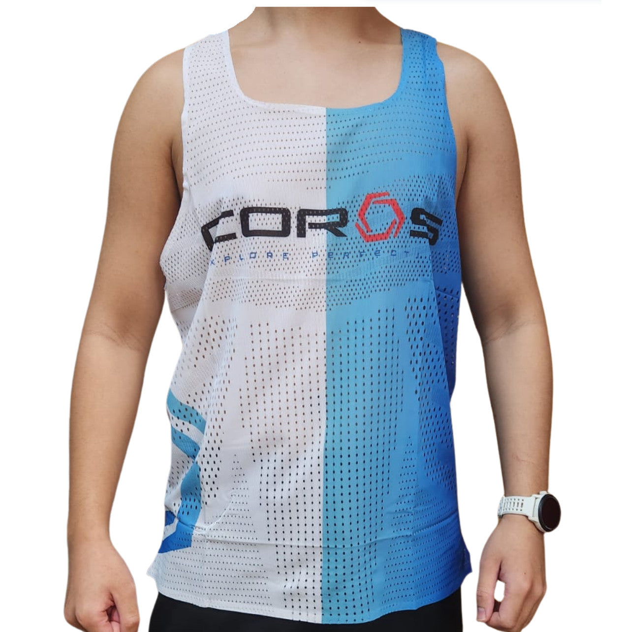 COROS Men's ELITE SINGLET (Blue | White) – COROS HK